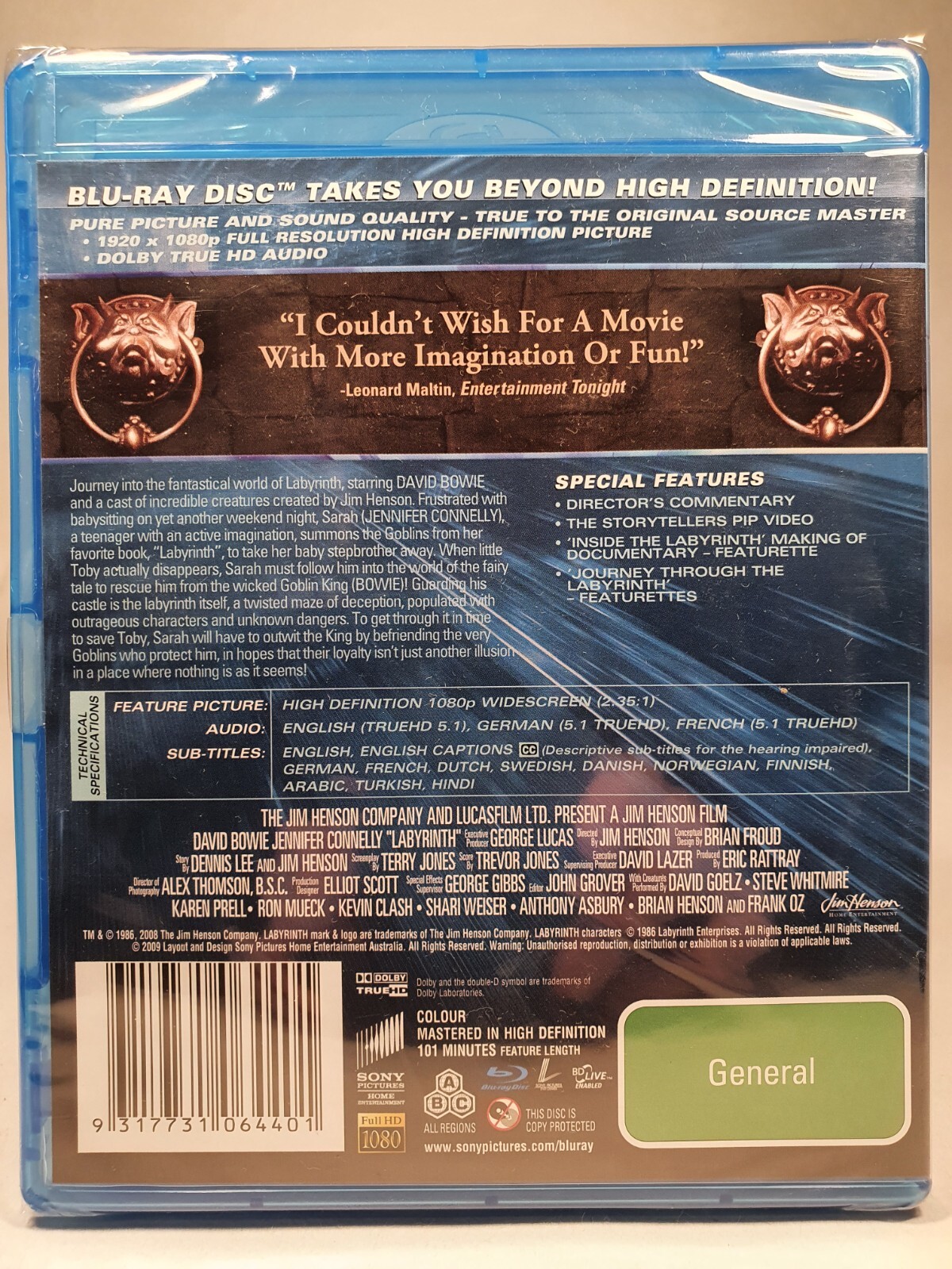 Labyrinth (Blu-ray, 1986) for sale online | eBay