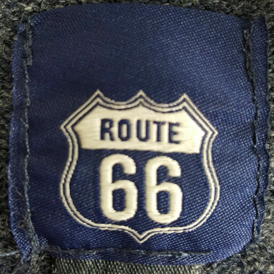 Route 66 Mens Sweater Gold Striped Sz XL Heathered Gray Pullover Long ...