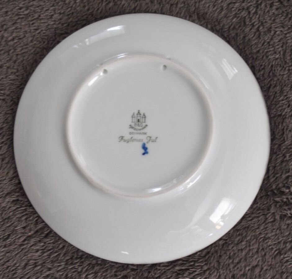 VTG B&G BING GRONDAHL Denmark 1967 JULE AFTER FUGLENES JUL Plate Wall ...