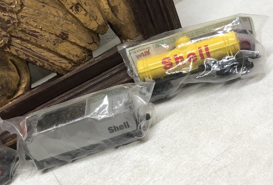 VTG ATLAS TRAIN Co. Shell Oil Co Diecast Ho Scale Train Set Model-4 ...