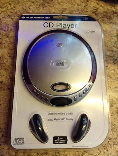 Durabrand Portable CD Player Compact Disc W/ Headphones CD-566 NEW IN ...