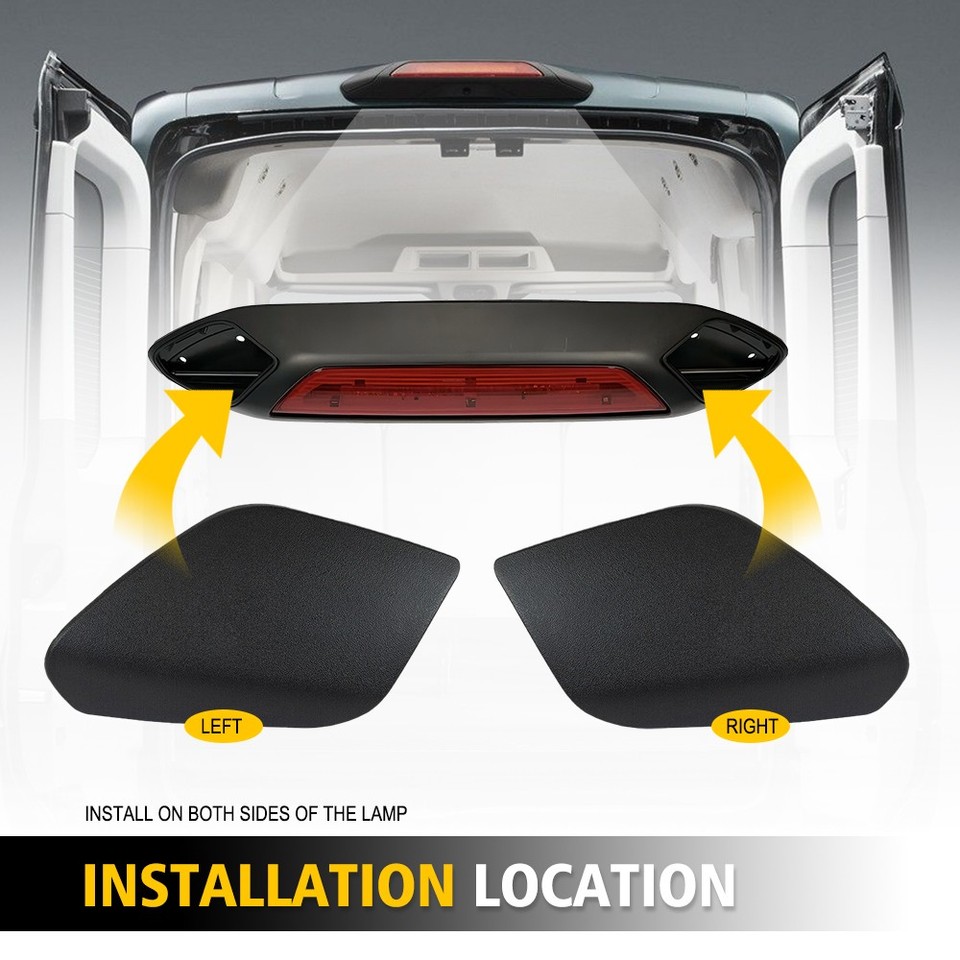 Third Brake Light Lamp Cover Trim Left Right Side For 2018-2020 Ford ...