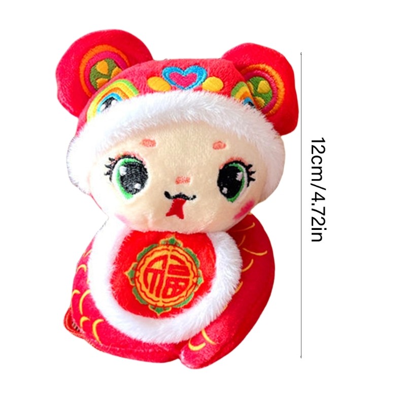 Snake Mascots Stuffed Plush Toy Lovely Bag Pendant Charm Decorative ...