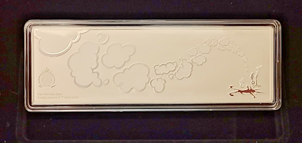 2025 Agoro Looney Tune Wile E Coyote & Road Runner 1 Troy oz Silver ...