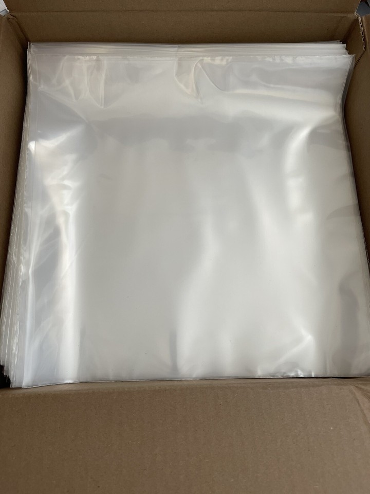1000 Clear Plastic LP Outer Sleeves 3 Mil. Vinyl Record Album Covers ...