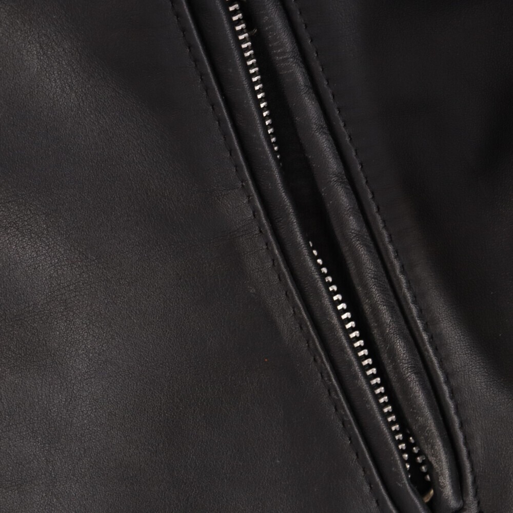 SCHOTT Leather Single Riders Jacket with Liner Black - Gem