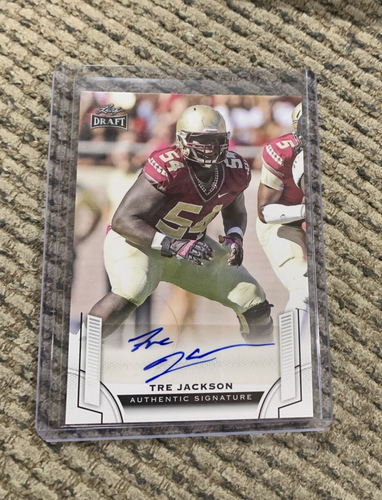 Tre Jackson Autograph RC 2015 Leaf Draft #BA-TJ1 Auto Florida State NE ...