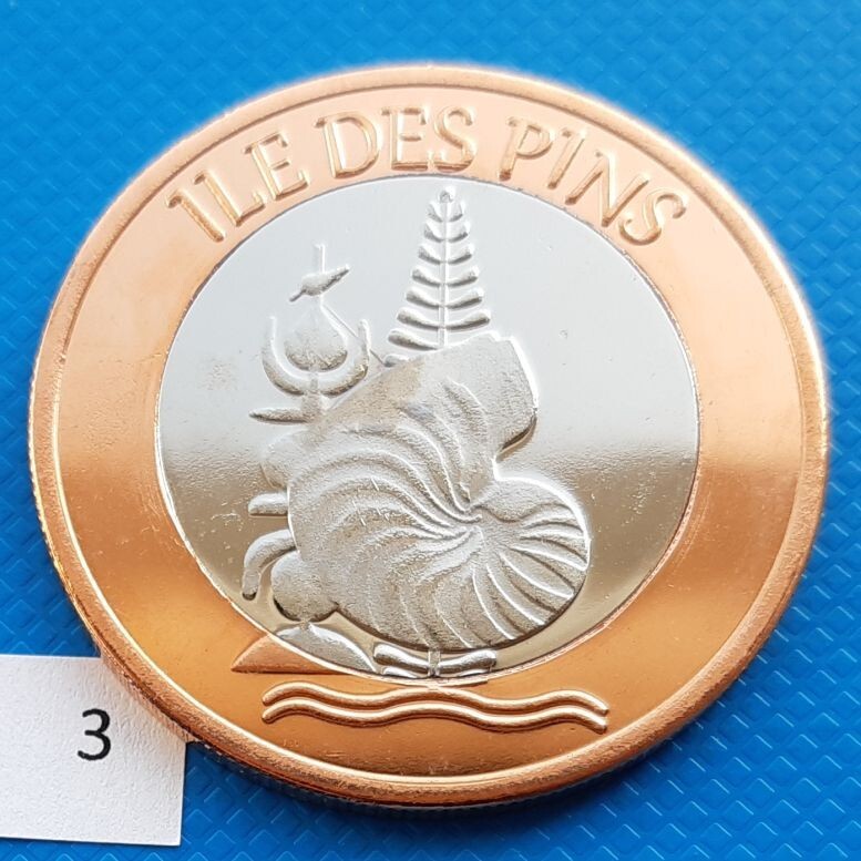 Ile des Pins 100 francs 2014 Turtle Shell New Caledonia Bi-metallic ...