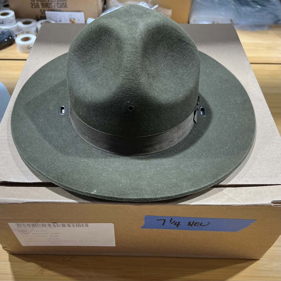 Stratton Campaign Style Felt Hat Instructor-Sergeant-Ranger Hat | eBay