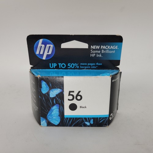 Genuine HP 56 Black Cartridge DeskJet 450 5150 5550 Photosmart 7150 Exp ...