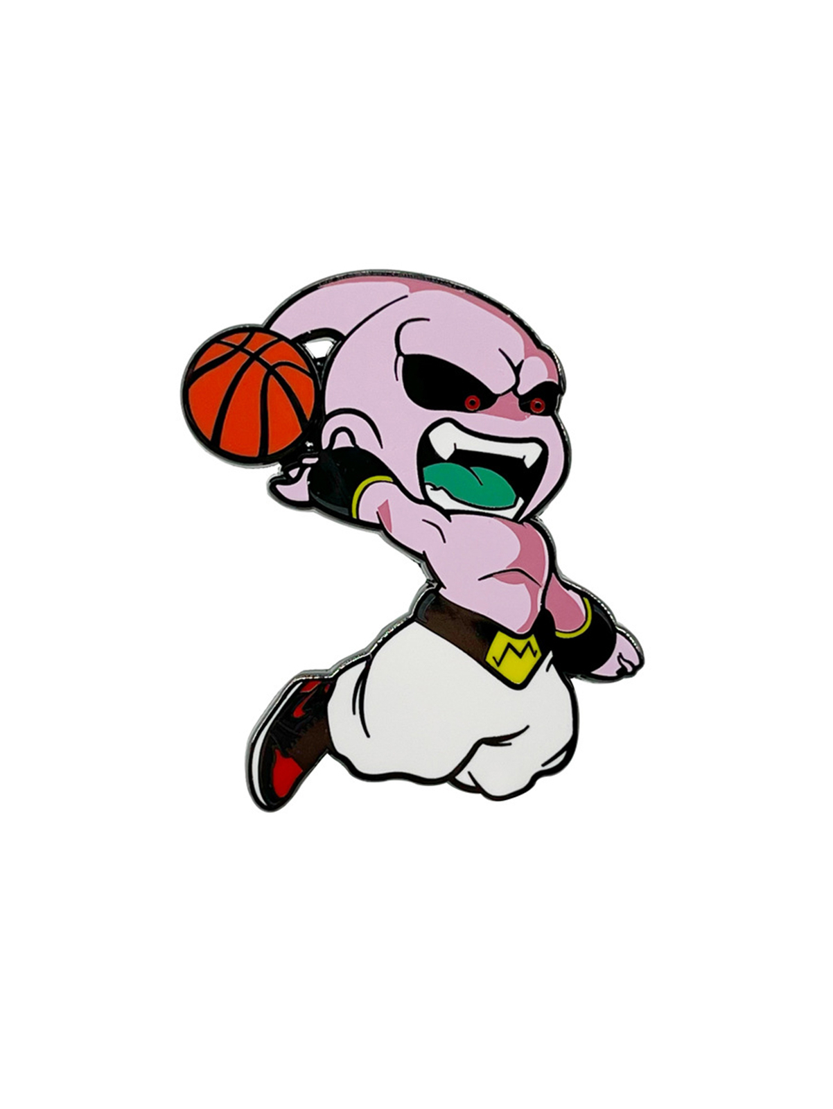 Dragon Ball Majin Buu Play Basketball Hard Enamel Pin Metal Badge ...