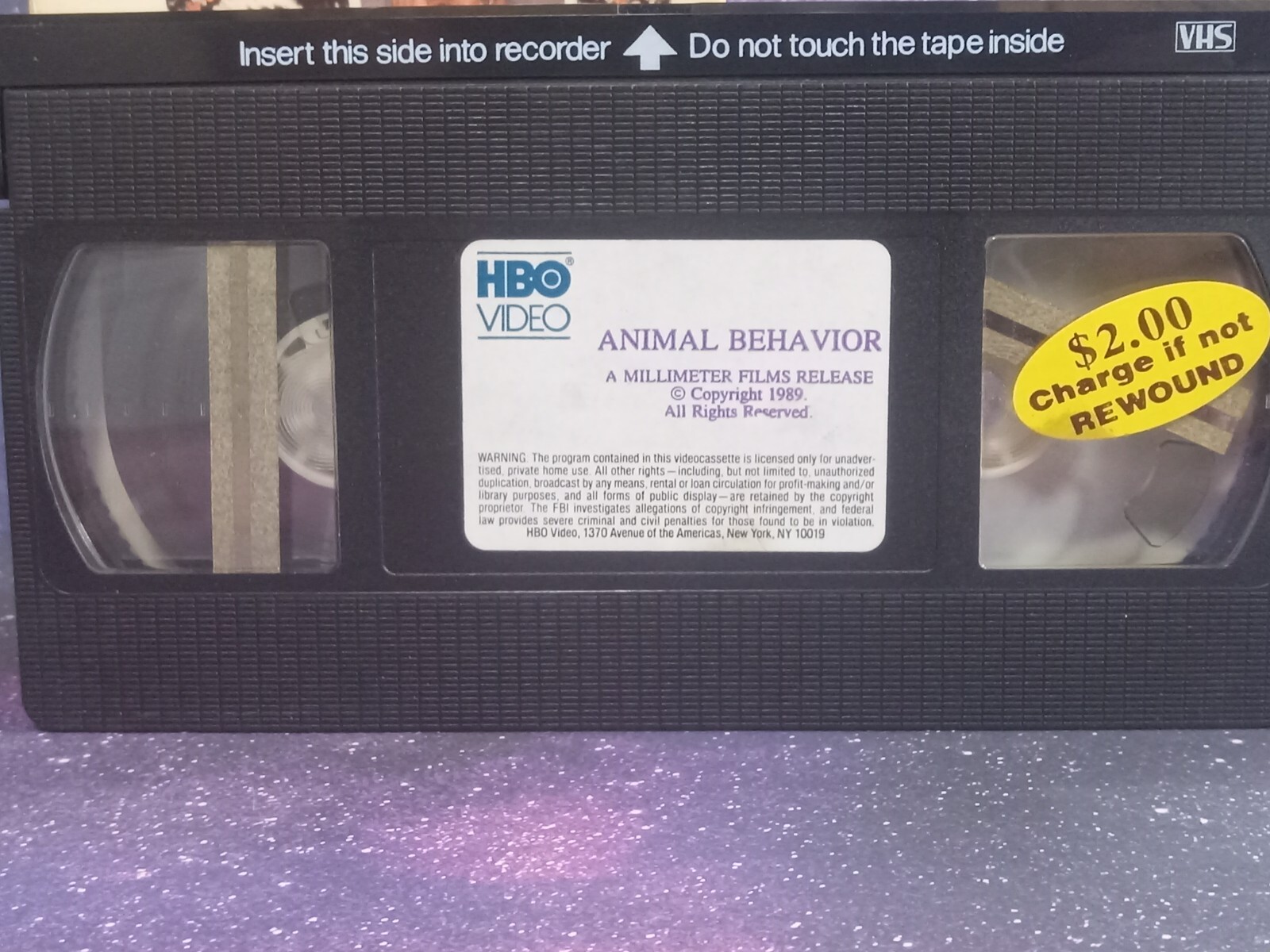 Animal Behavior VHS 1989 Romantic Comedy Armand Assante Karen Allen ...