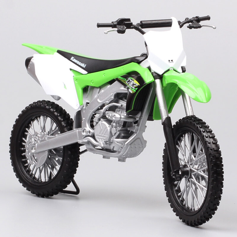 Welly 1/10 big scale Kawasaki KX250F motocross diecast motorcycle bike ...