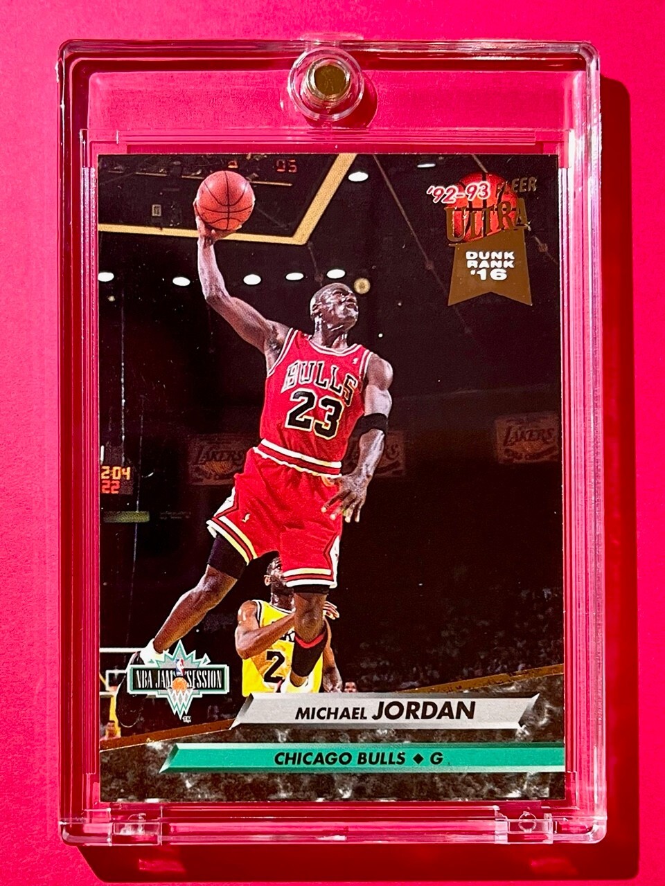 Michael Jordan MINT 1992-93 FLEER ULTRA TOP 20 JAMMER SLAM DUNK NBA JAM ...