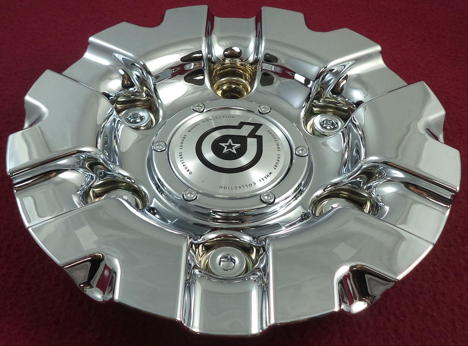 Dropstars Luxury Wheels Chrome Custom Wheel Center Caps Set of 2 ...