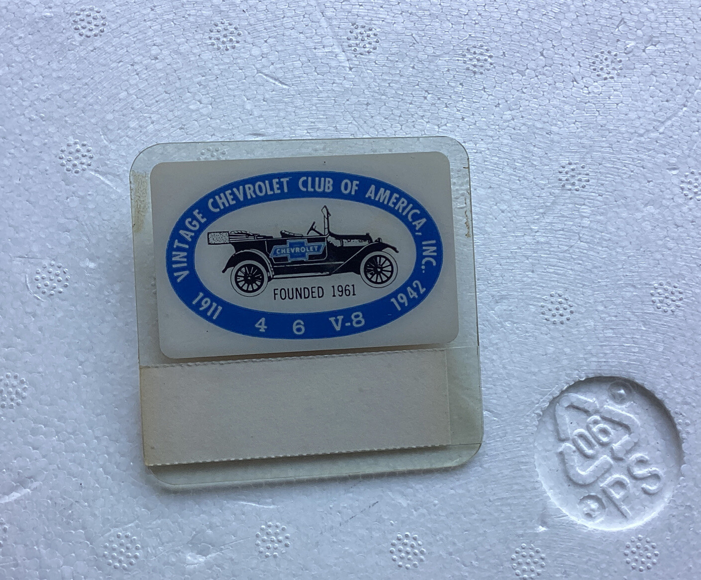 1960s Vintage Chevrolet Club Of America Name Tag Member Badge Car Logo ...