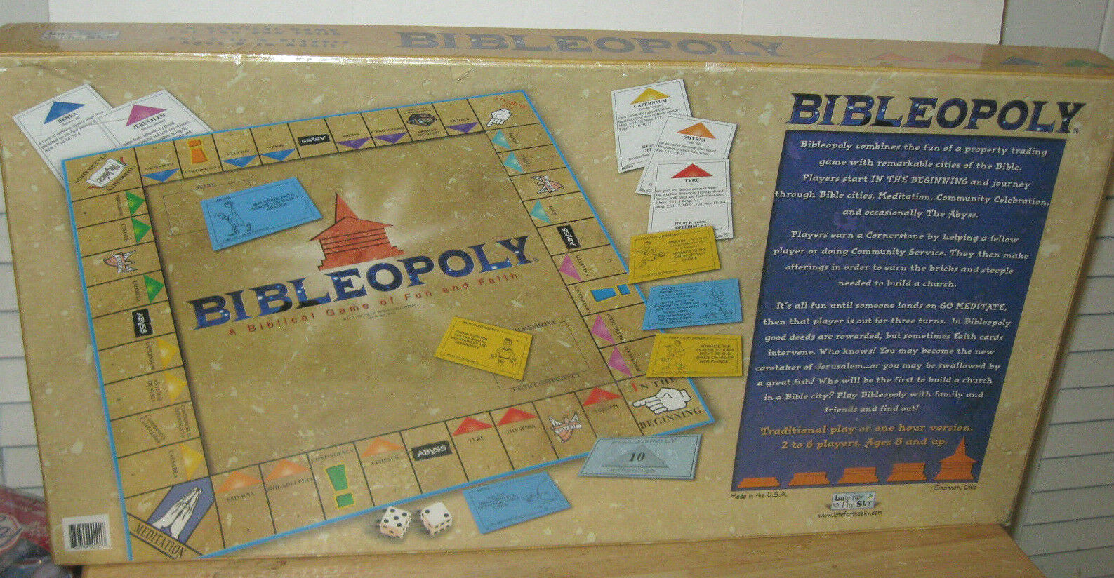 Bible Monopoly ~ Bibleopoly ~ Biblical Game of Fun & Faith ~ Sealed NEW ...
