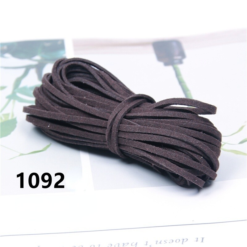 10m/roll Flat Faux Suede Cord Korean Velvet Rope for Jewelry Making ...