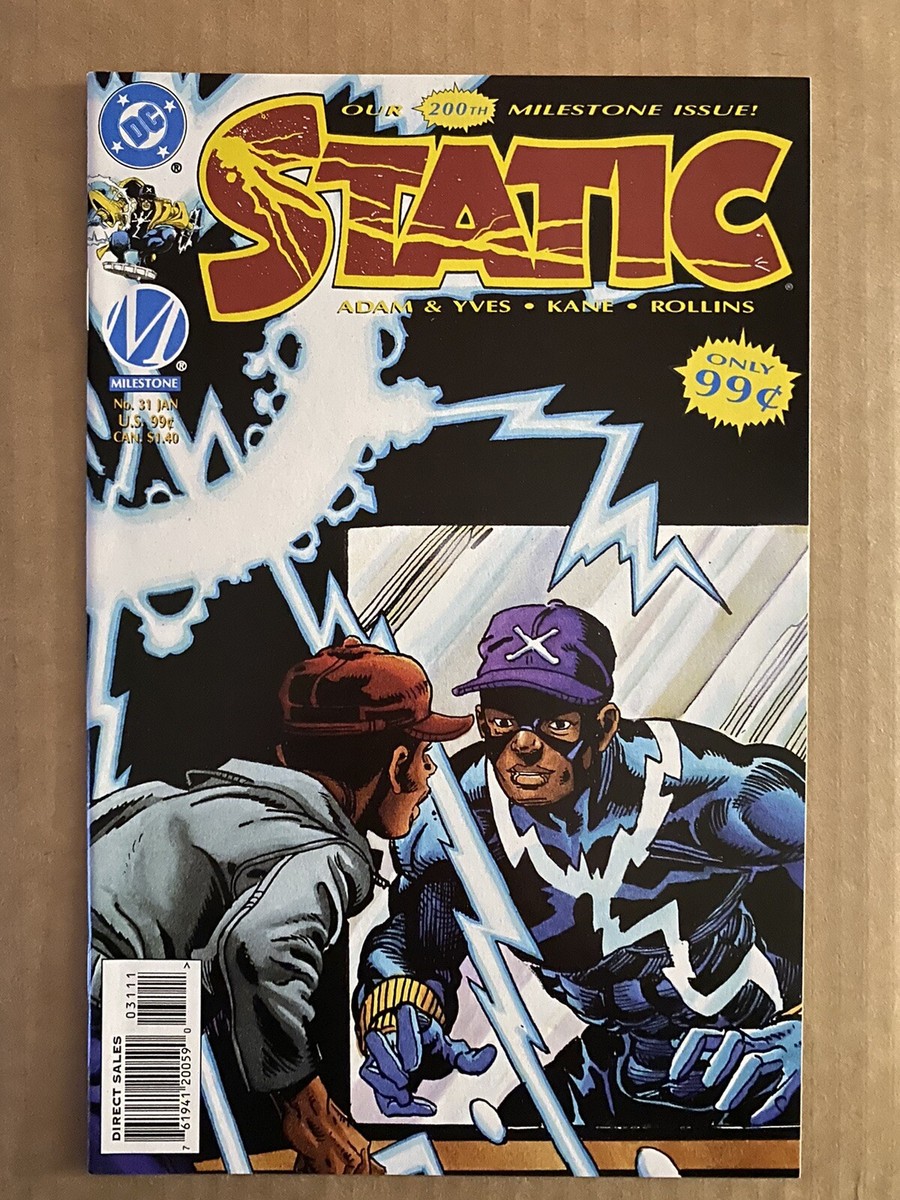 Static Shock Comic Cover