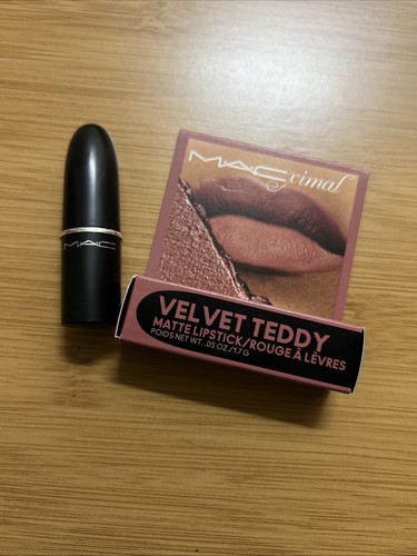 MAC Macximal Matte Lipstick 617 VELVET TEDDY New In Box 0.05oz/1.7g ...