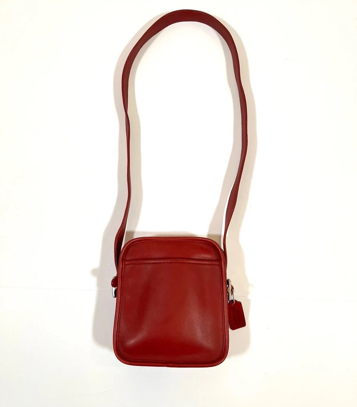 Vintage Coach Camera Bag 9817 Red Glove Tanned Leathe… - Gem