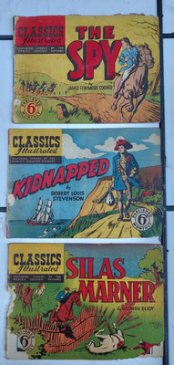 Classics Illustrated 3 issues Australian vintage comic bulk lot golden ...