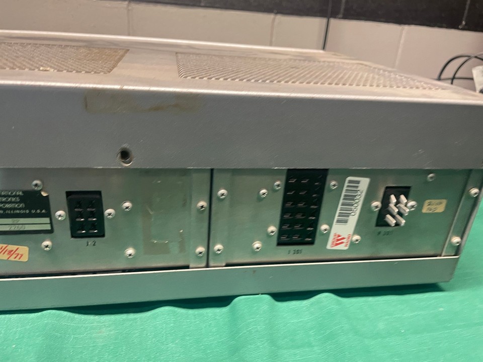 vintage ITC cart player model RP with meter amp in rack mount radio ...