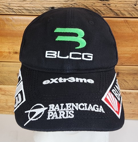 Balenciaga Balenci 2.0 Single Player Gamer Cap Racer Hat Made In Italy ...