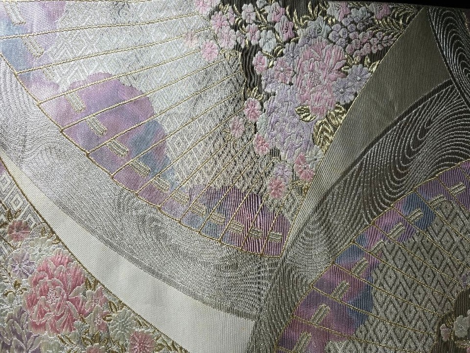 [Import duties included] Furisode Full Set Embroidered Silk Kimono ...