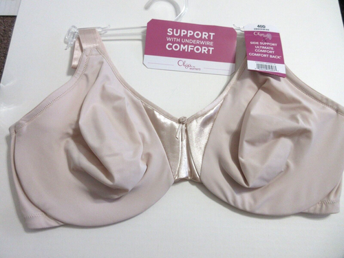 Olga Warners bra signature support satin underwire style GK5006R beige ...