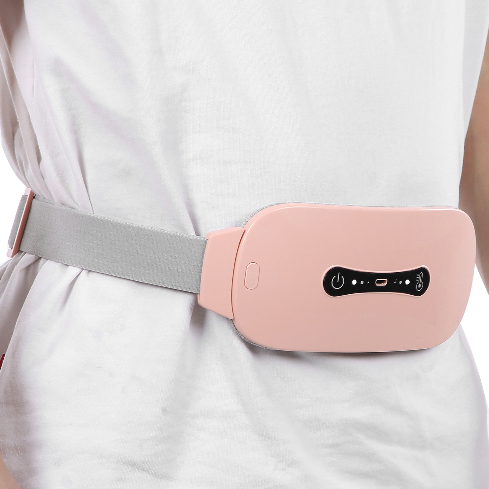 Electric Belly Heating Pad 3 Heat Levels Thermostatic Vibration Waist ...