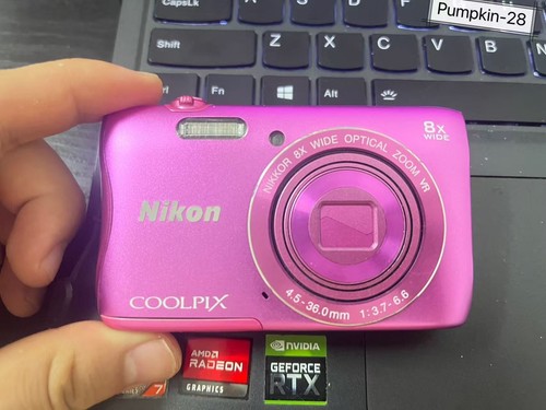 Nikon COOLPIX S3700 20.1MP 8x Optical Zoom Compact Digital Camera English Pink | eBay
