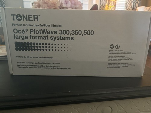 Toner for Oce Plotwave 300, 350, 500Toner, Black (2) Large Format ...