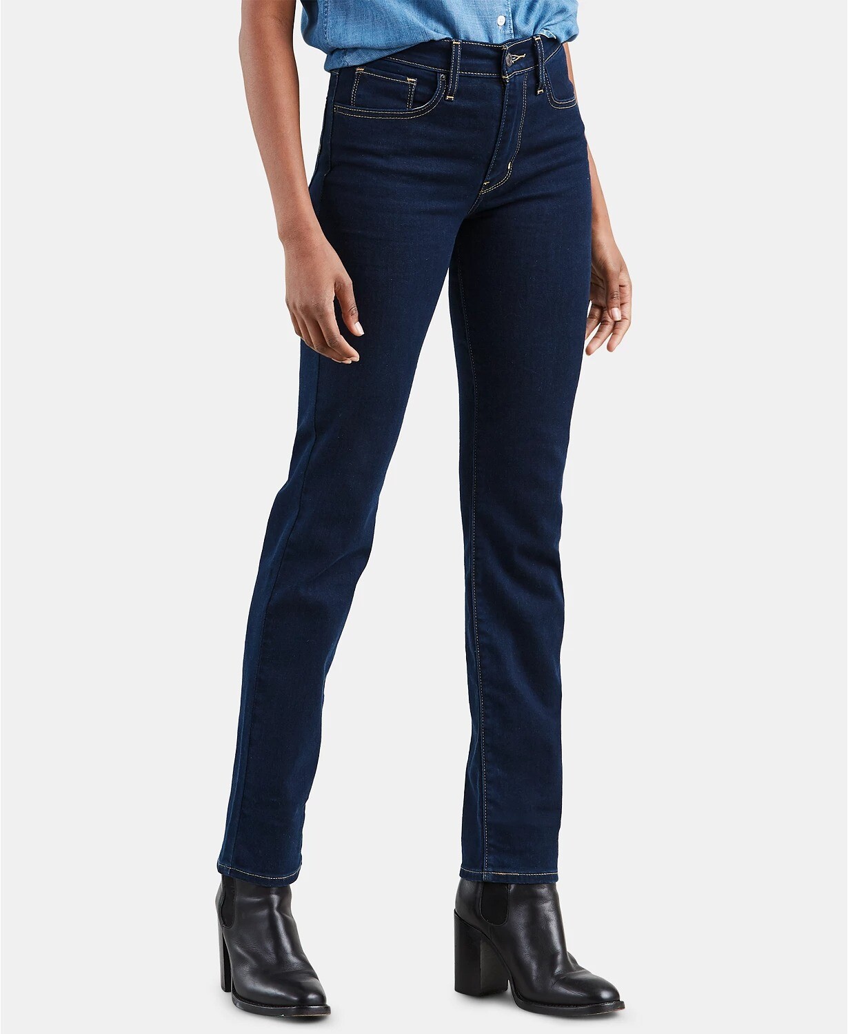 Levi%27s+Women%27s+724+High+Rise+Straight+Jeans+Cast+Shadows+Size+25 ...