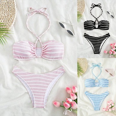 Sexy Bikini Lightweight Fabric Nylon And Polyester Blend Quick Drying ...
