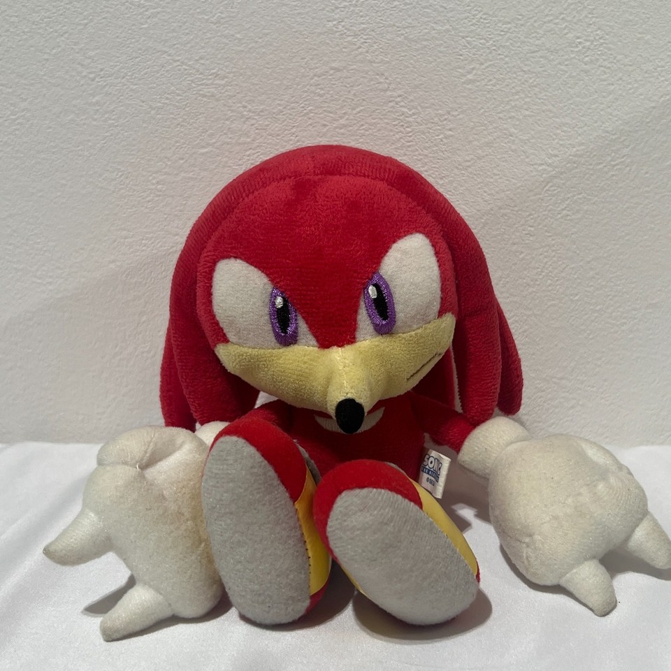 Sonic the Hedgehog Plush doll Toy Knuckles 10" SEGA 2012 Sanei S JAPAN ...