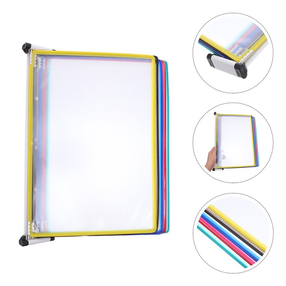 Wall Display Board: Plastic Wall File Holder - A4 Size Hanging Folder ...