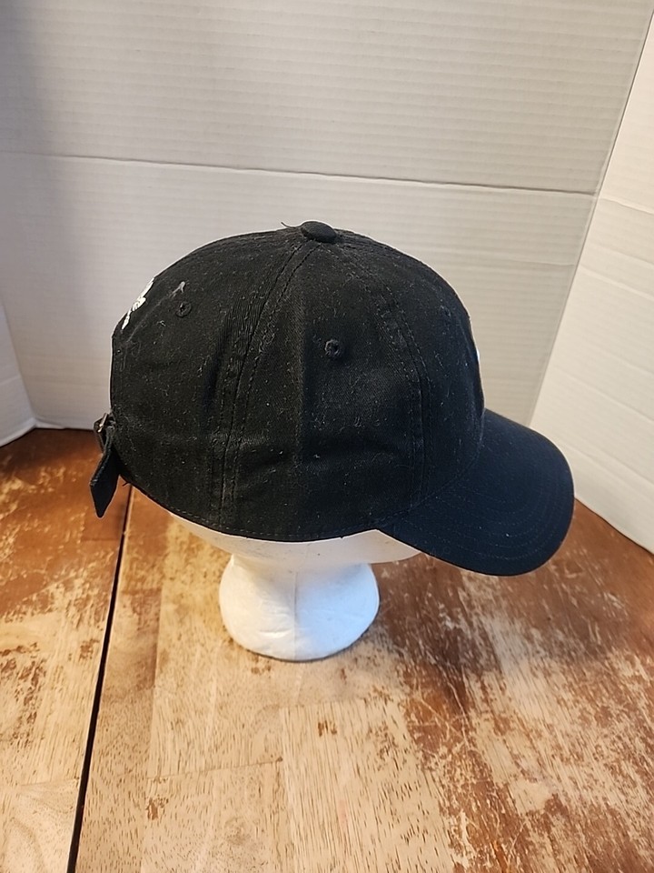 Adidas Men’s Adjustable Black/ White Logo Baseball Cap RN 90288 OSFM | eBay