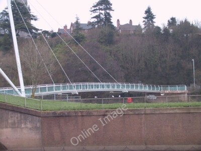 Photo 6x4 Footbridge over the River Exe Exeter c2008 | eBay UK