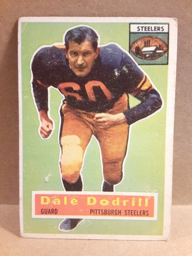1956 Topps Football Pittsburgh Steelers Guard Dale Dodrill | eBay