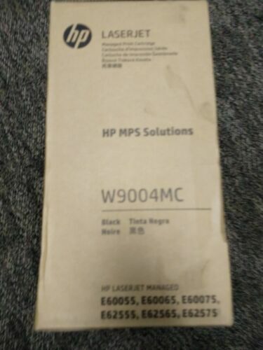 Genuine HP W9004MC Black Toner Cartridge LaserJet Managed E60055 E60065 ...
