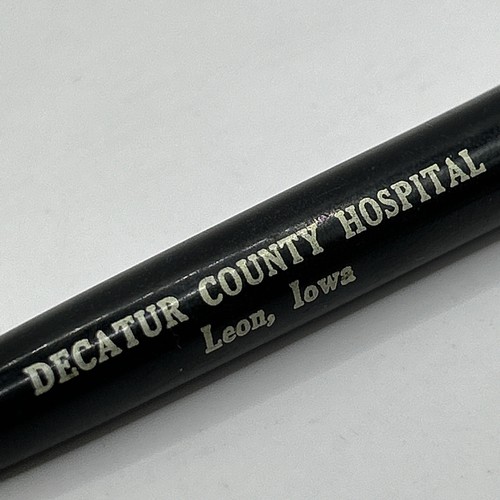 VTG c1960s Ballpoint Pen Decatur County Hospital Leon IA | eBay