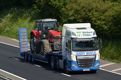 Truck Photo 12x8 - DAF CF - Andy Boyle - FJ16 VXG | eBay
