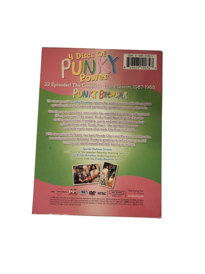 Punky brewster Season 3 Four DVD Set | eBay