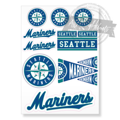 Seattle Mariners MLB Baseball A4 Printed Vinyl Decal Sticker High ...
