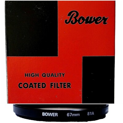 Bower 67 mm 81A Filter Genuine Coated Optical Glass New In Box 81 A | eBay