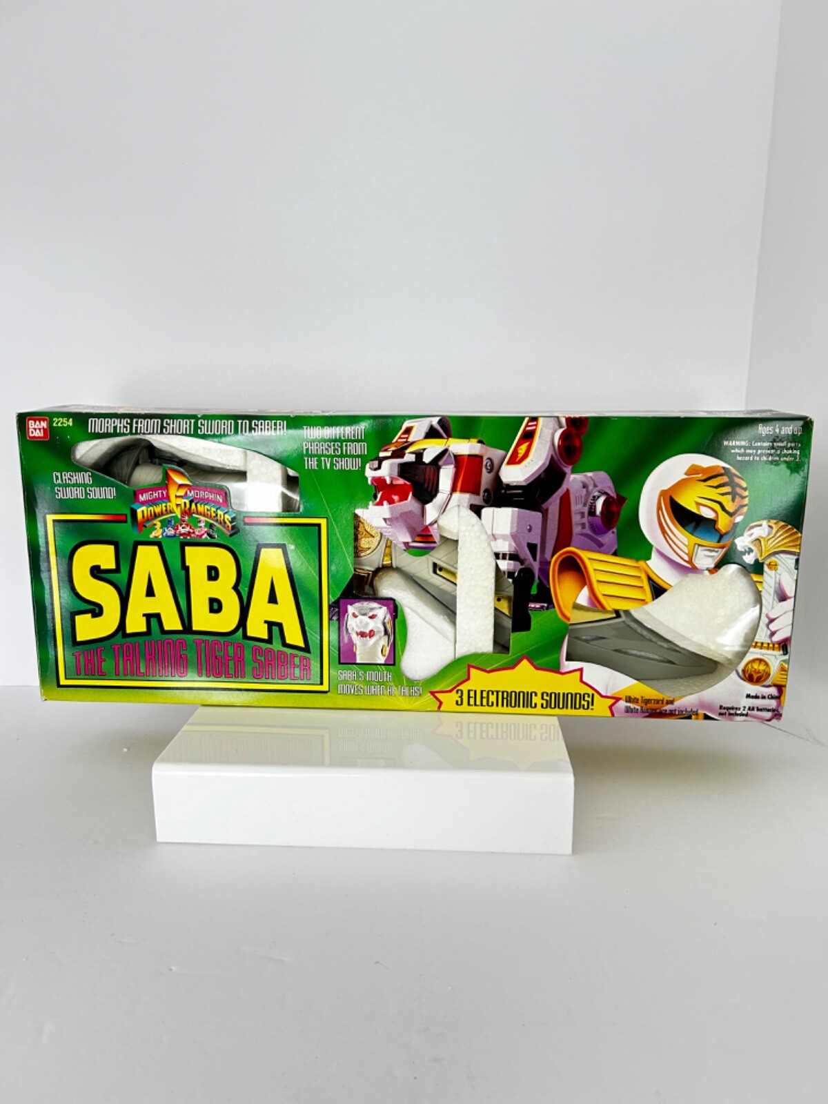 Mighty Morphin Power Rangers Talking Tiger Saber SABA 1994 Bandai | eBay