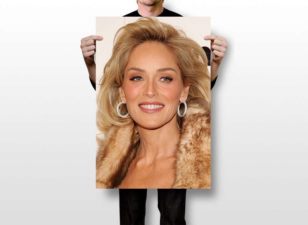 Sharon Stone Celebrity Cinema Actor Model Wall Art Home Decor - POSTER ...