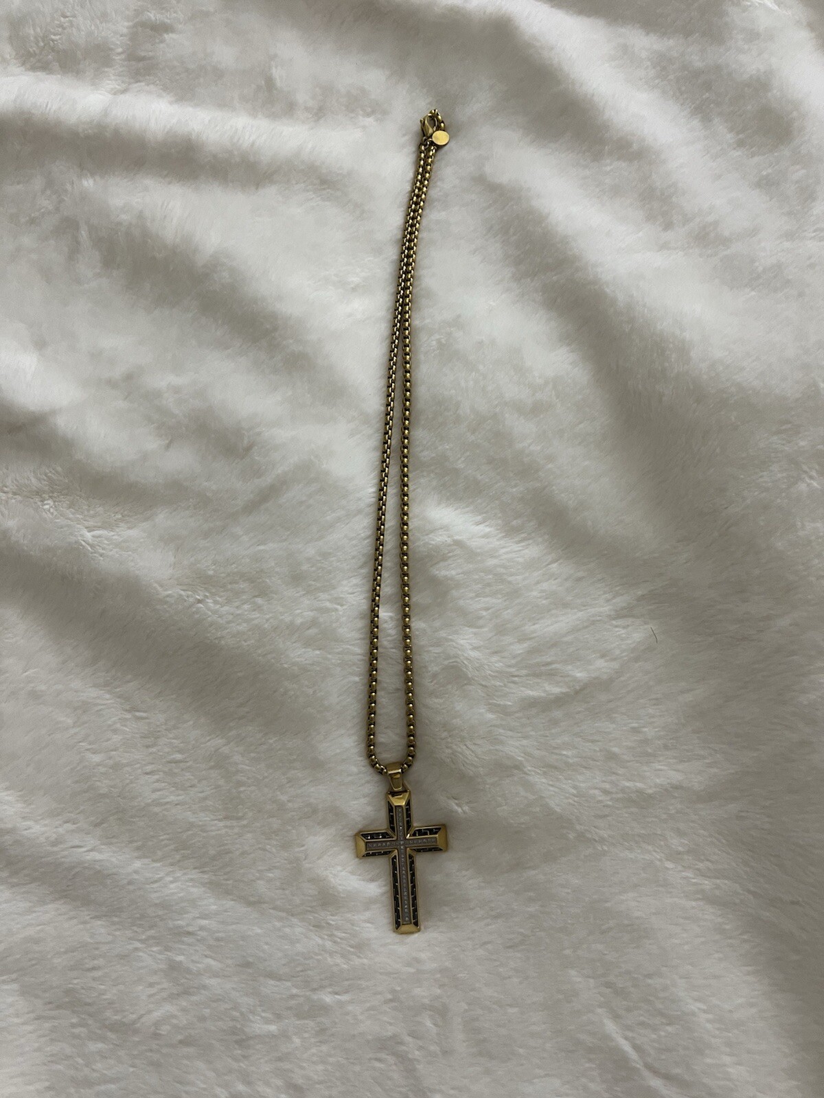 Esquire Mens Diamond Cross Necklace 22’ Original Price (550) | eBay