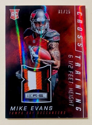 2014 Rookies & Stars Mike Evans Cross Training 4 Color Patch Rookie ...